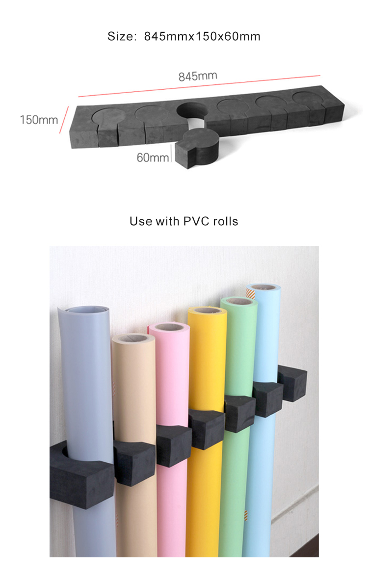 Foam Paper Roll Storage Rack for PVC / Paper Rolls FB-BPR